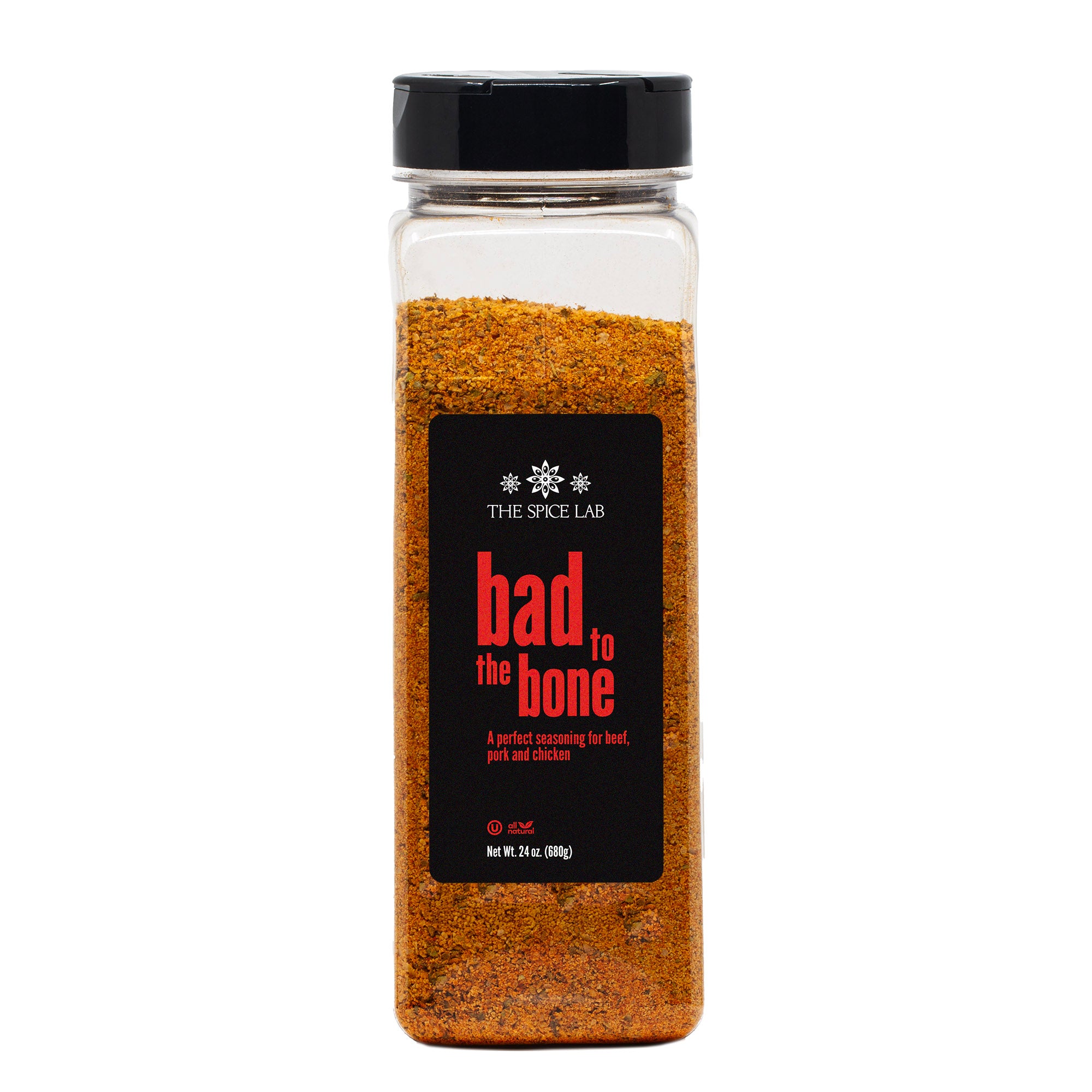 Bad to the Bone Barbecue Seasoning - Case of 6 - 24 oz Kilo Jars ($8.1 ...